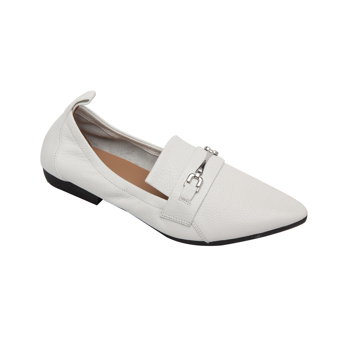 DOMINO | Elastic Topline Bit Loafer Flat – LINEA Paolo Shoes